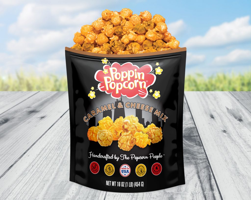 Caramel & Cheese Mix – Family Size – Poppin Popcorn