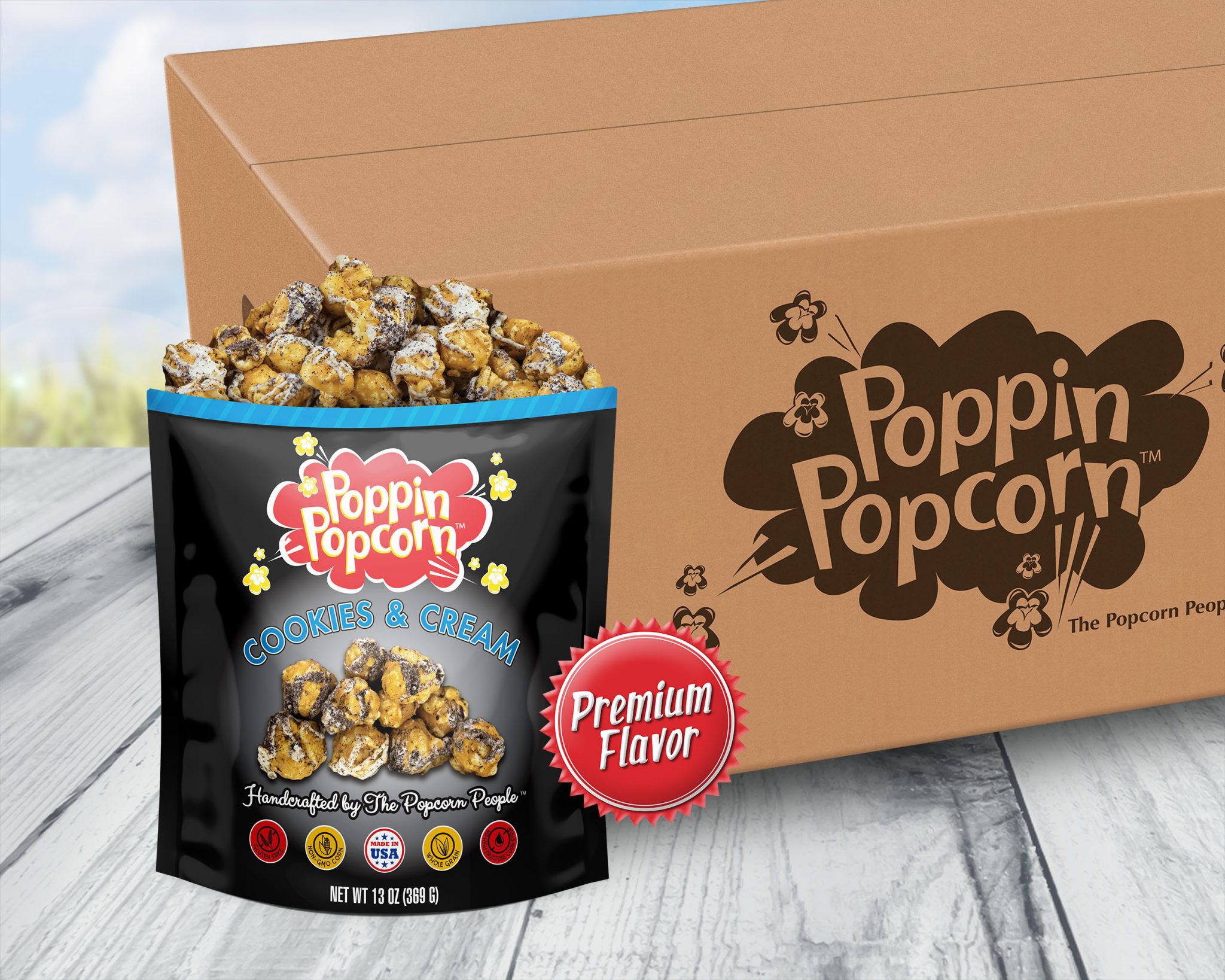 Cookies & Cream – Poppin Popcorn