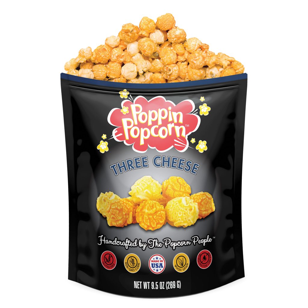 Three Cheese – Poppin Popcorn