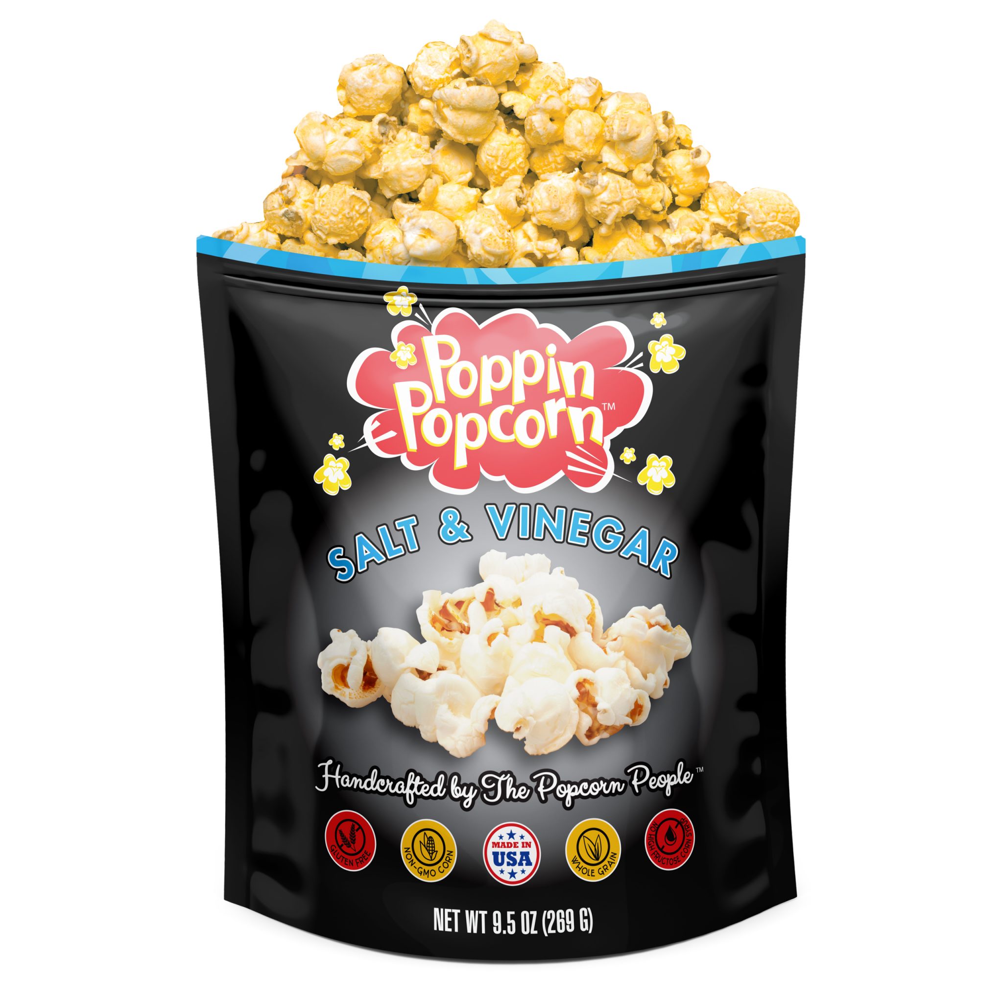 Salt & Vinegar – Family Size – Poppin Popcorn