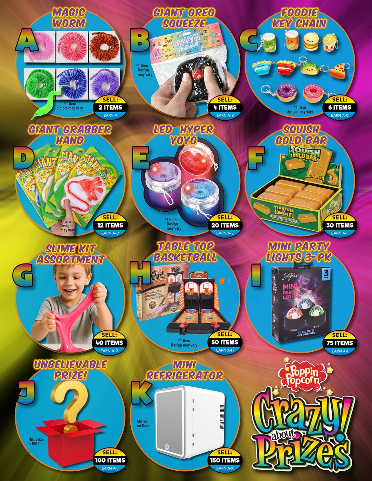 Prizes – Poppin Popcorn